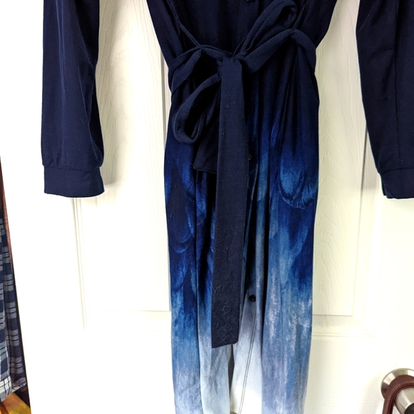 LuLaRoe | Dresses | Lularoe Michelle Wrap Dress Ombre Blue | Poshmark